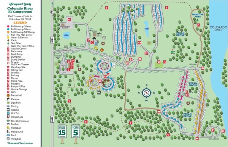 Colorado River RV Campground (Thousand Trails) - Columbus, Texas