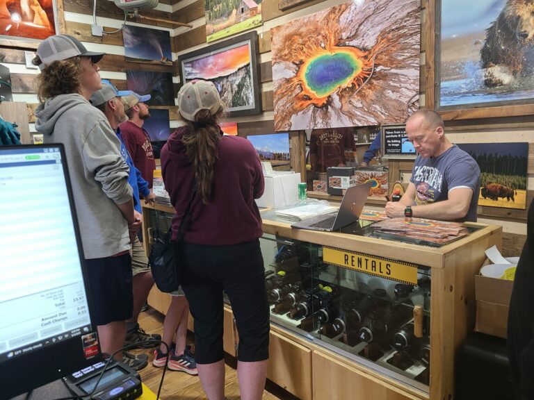 Workamping 4.1 Yellowstone Camera Store West Yellowstone, MT