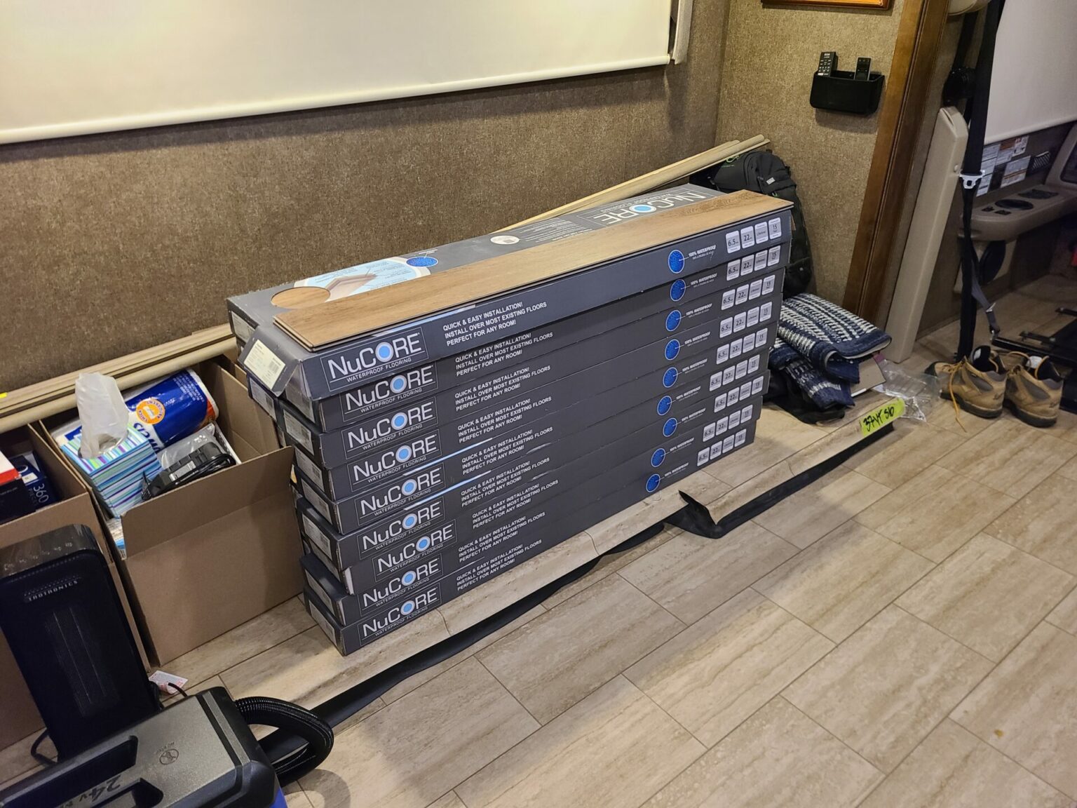 RV Flooring Upgrade to Vinyl Plank | Go Full-Time RVing