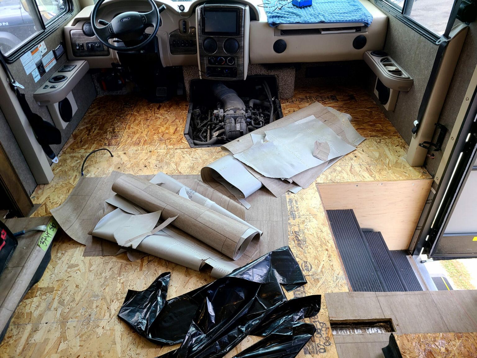RV Flooring Upgrade to Vinyl Plank | Go Full-Time RVing