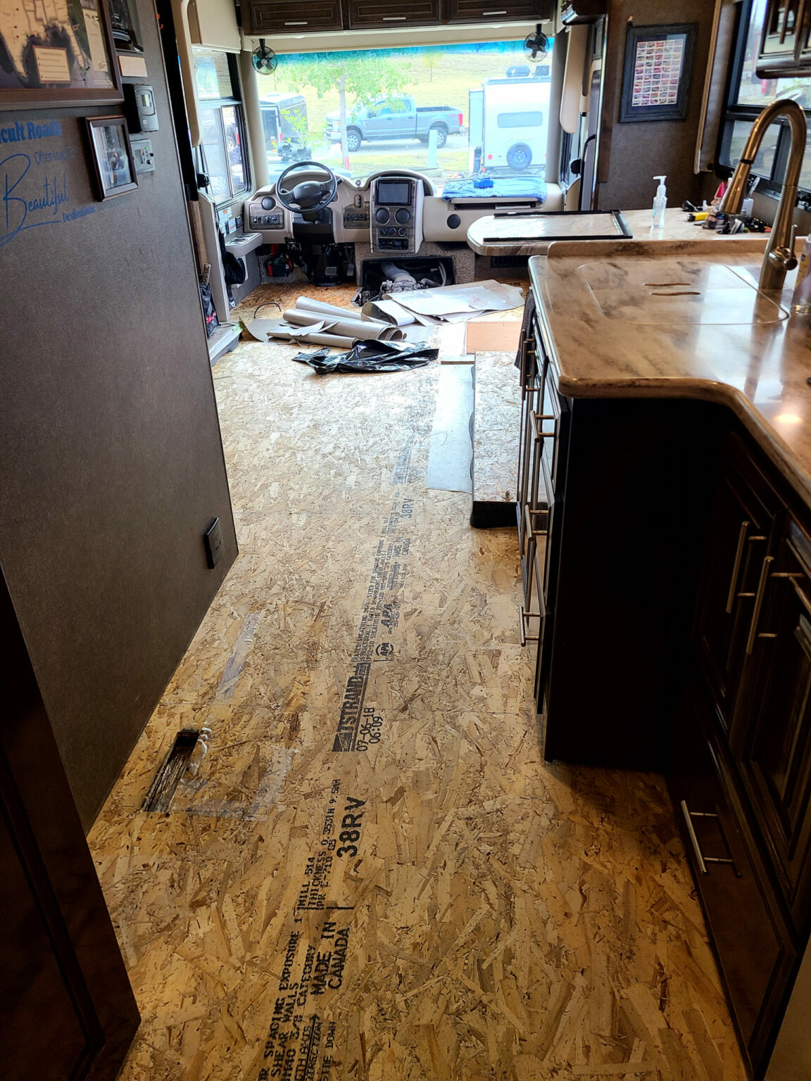 RV Flooring Upgrade to Vinyl Plank | Go Full-Time RVing