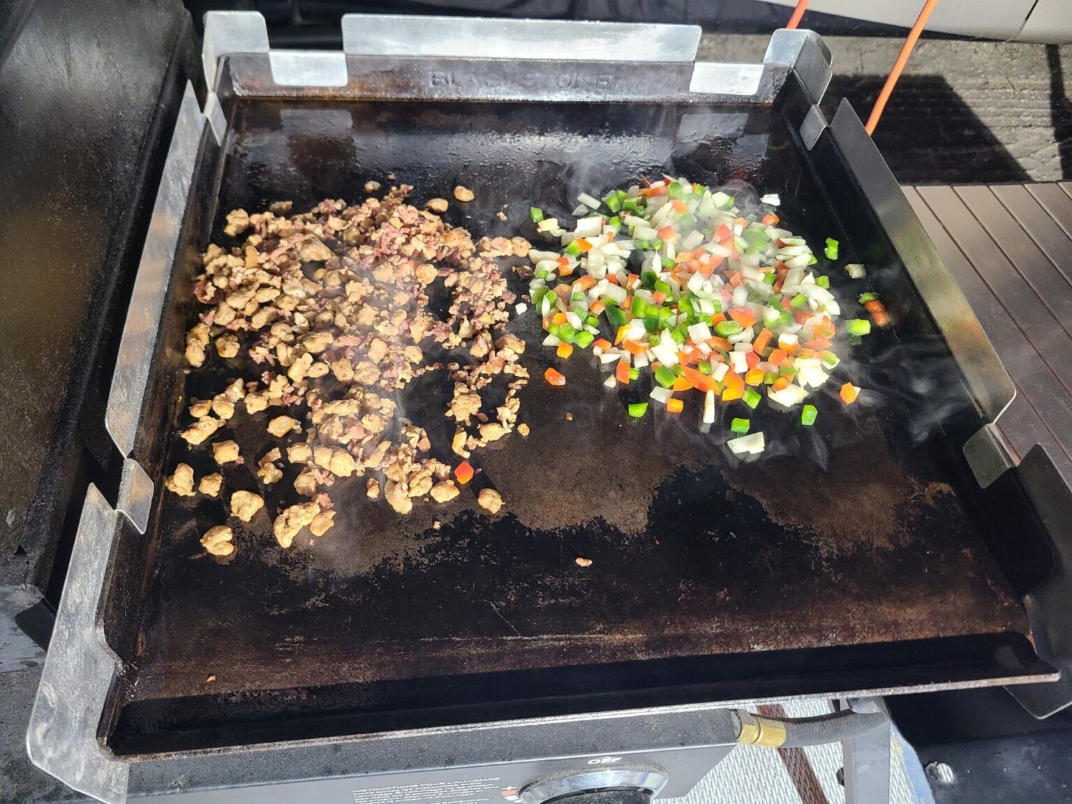 Pizza on the Blackstone Griddle