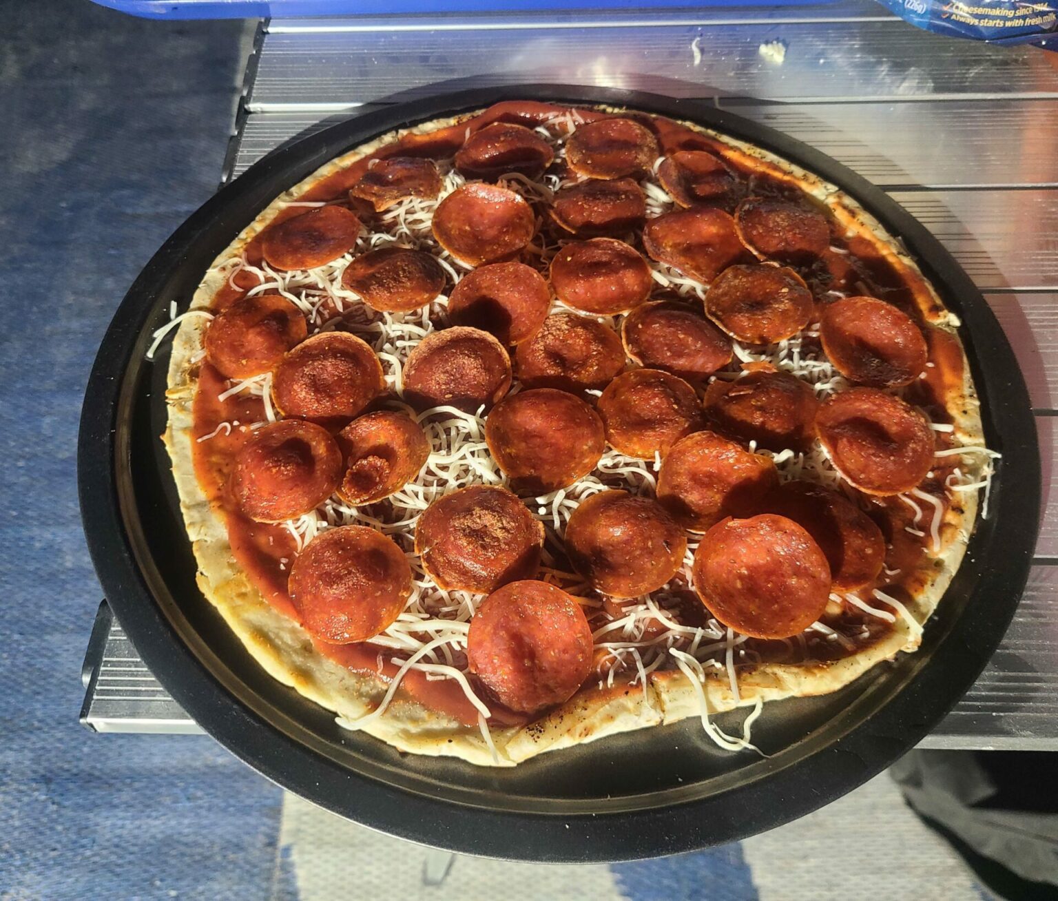 Pizza on the Blackstone Griddle